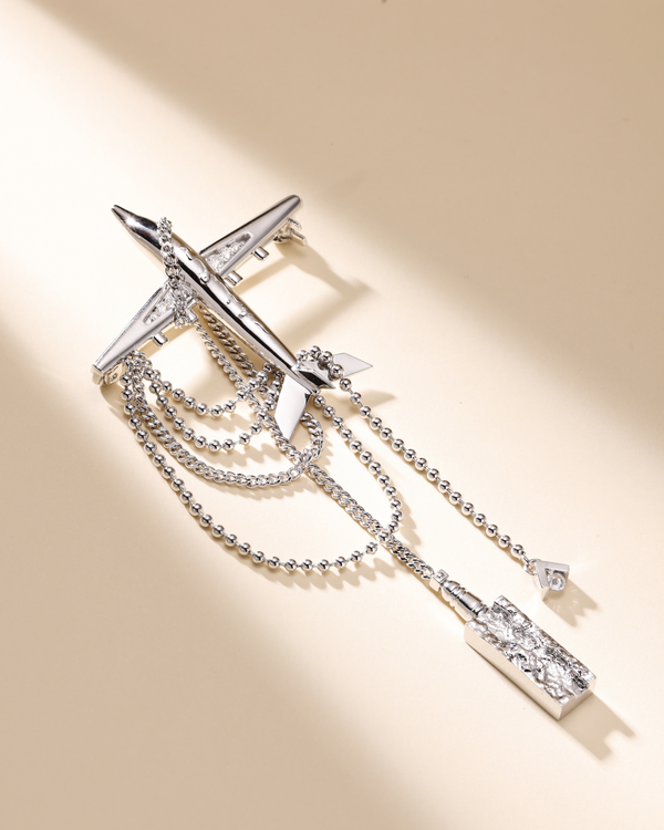 Caleb – Airplane Brooch – VELNIC STUDIO